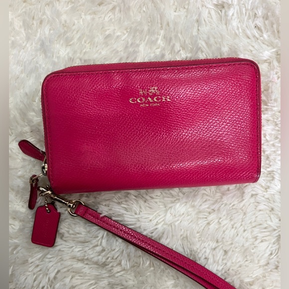 Coach | Bags | Coach Pink Wallet | Poshmark